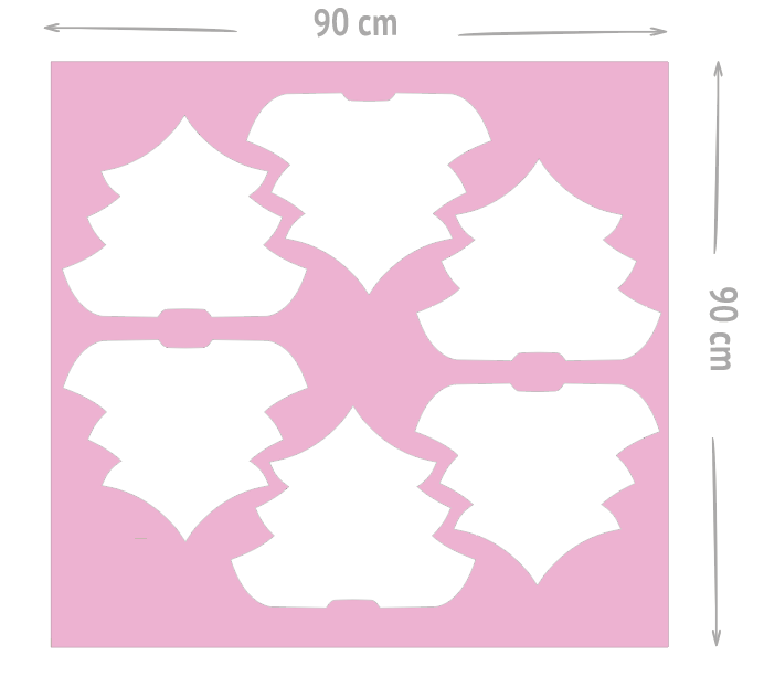tuto couture facile : patron du sapin tissu gratuit (blog couture)