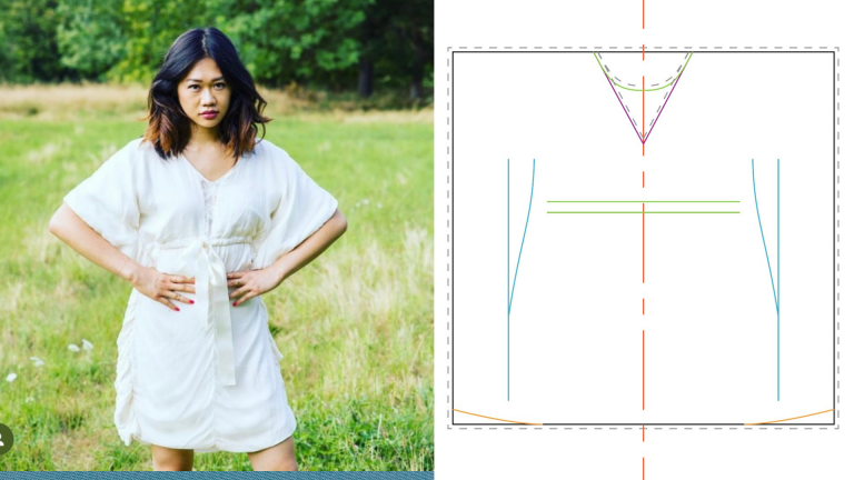 Patron - robe de Plage HELLENIQUE - Atelier Alaska