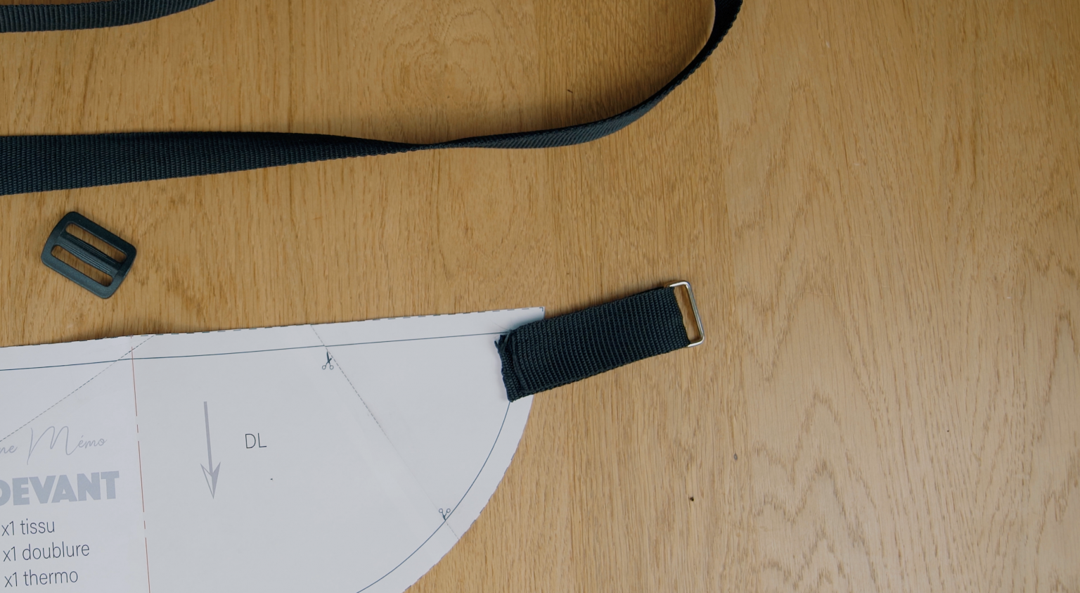 Tuto : créer vite une sangle réglable (couture Facile / Atelier Alaska)